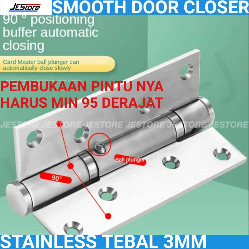 Jual Engsel Per Door Closer 4 inch & 5 inch 90 degree positioning ...