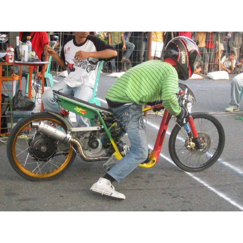 Jual Frame/rangka balap lurus/drag mio 200 | Shopee Indonesia