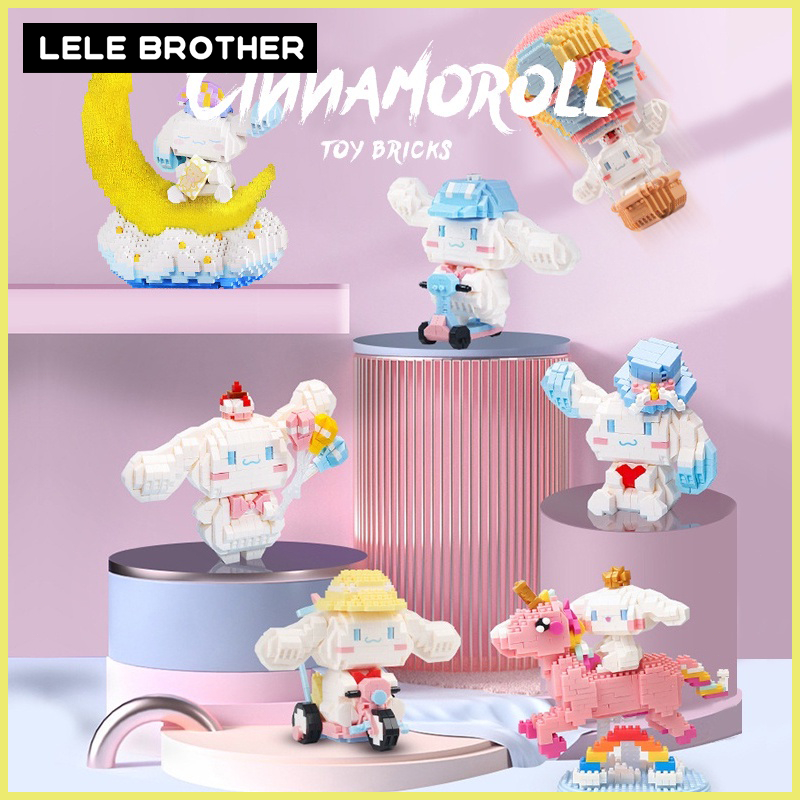 Jual LELE Mainan Balok Sanrio 800Pcs Nano Block karakter kartun Model ...