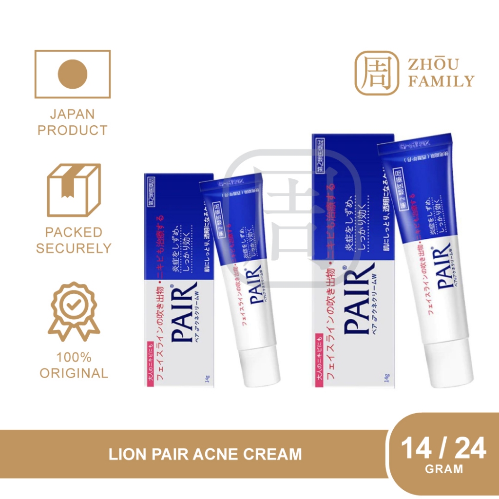 Jual Lion Pair Acne Cream 14 gr 24 gram salep jerawat Jepang Japan ...