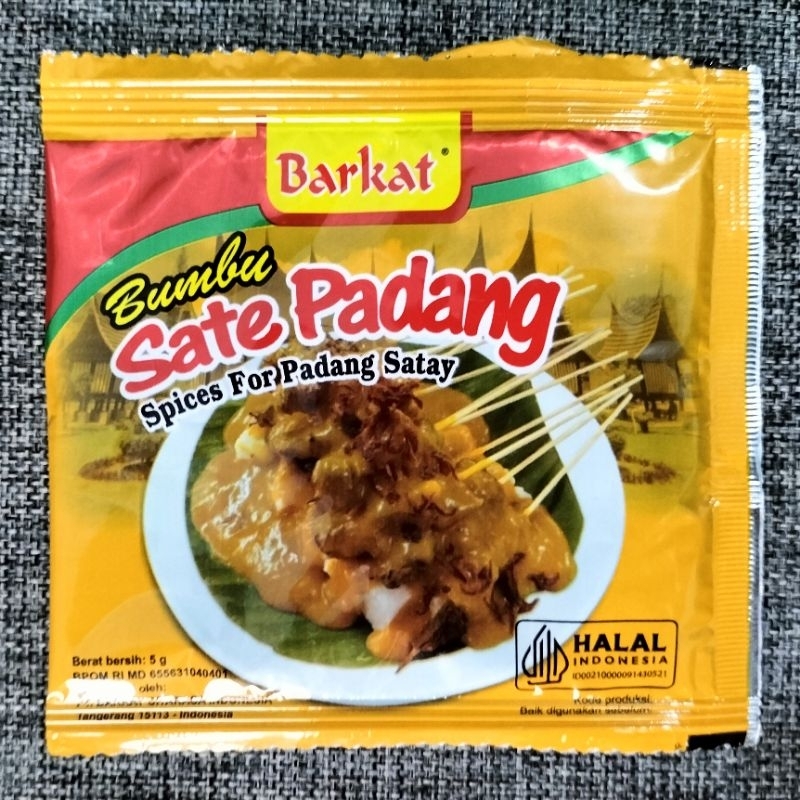 Jual BUMBU SATE PADANG 5gr Barkat asli khas Minang | Shopee Indonesia