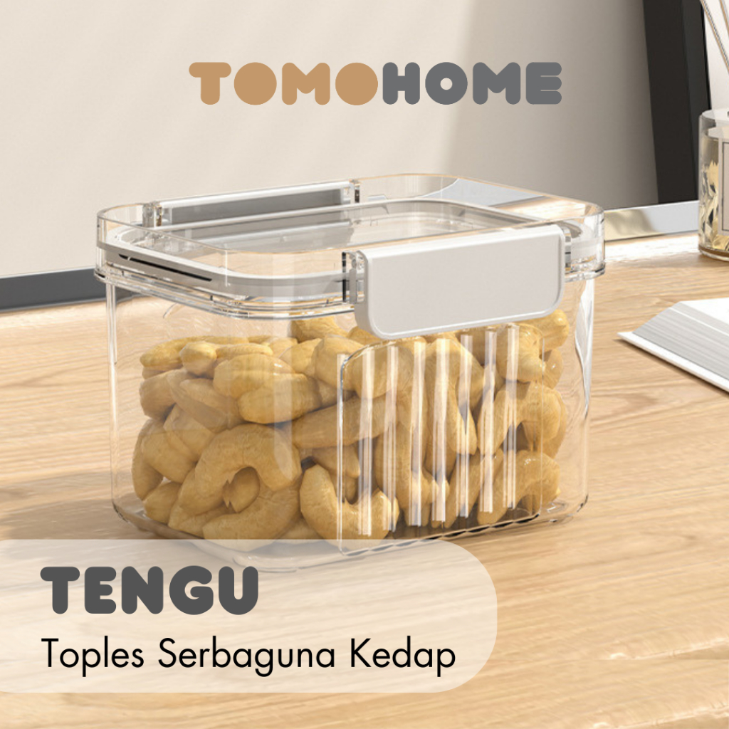 Jual TOMO - TENGU Toples Simpan Snack Kedap Udara Wadah Simpan Cemilan ...