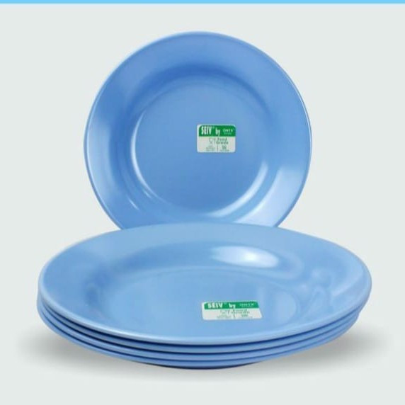 Jual SEIV by Onyx 1808S Piring Makan Saji Melamine 8 inch Plate Warna ...