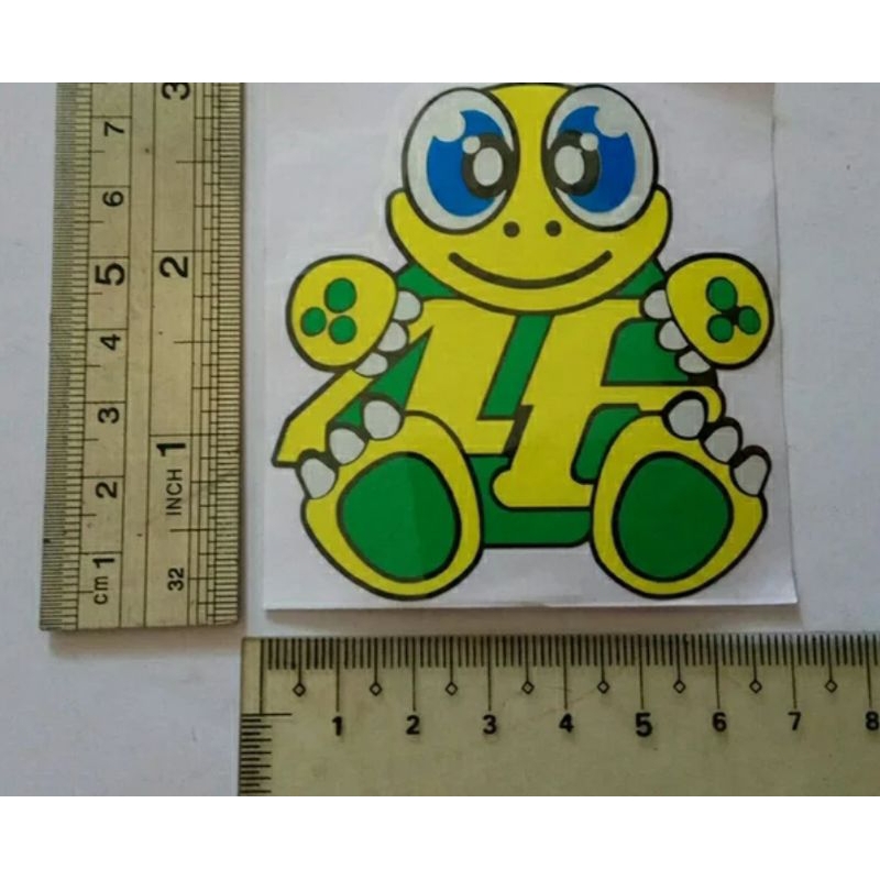 Jual Stiker/Sticker Kura Kura Turtle Valentino Rossi La Tarta 46 The ...