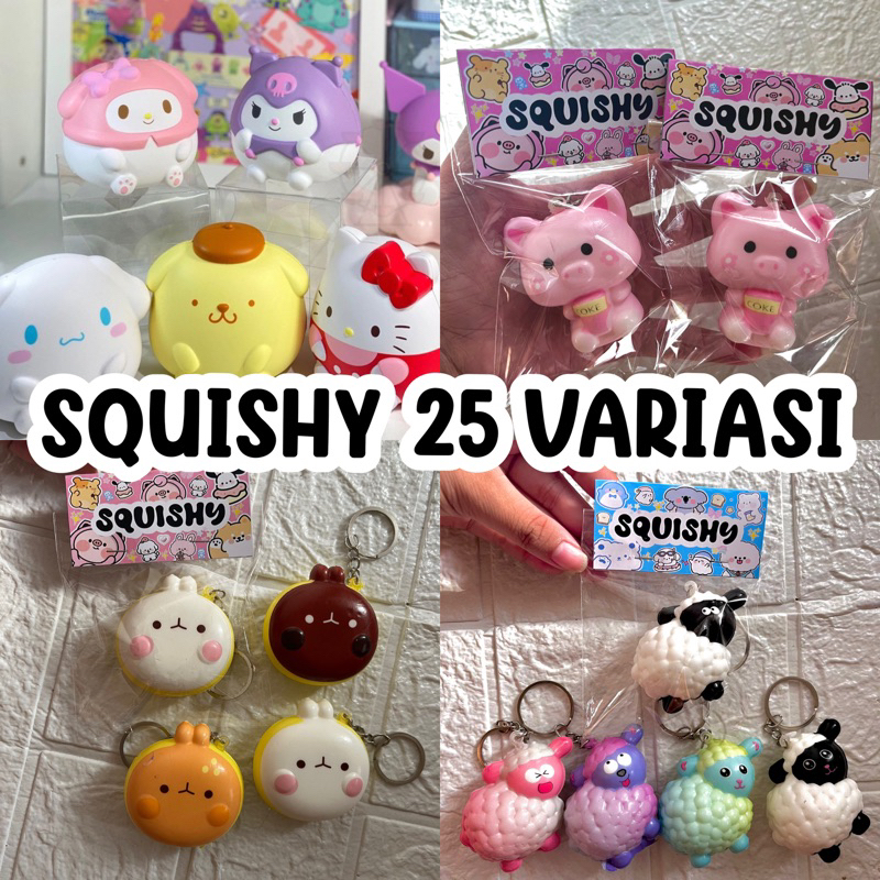 Jual 25 VARIASI SQUISHY LUCU SANRIO DOLL SLOW RISING | Shopee Indonesia