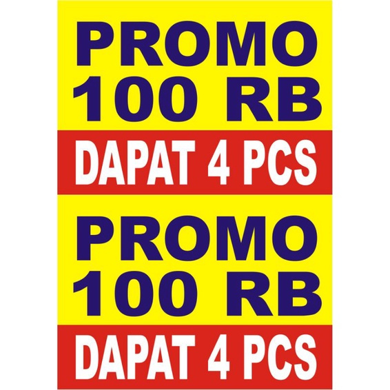 Jual Tulisan PROMO + Laminating / Kertas Tulisan Promo CUSTOM BISA ...