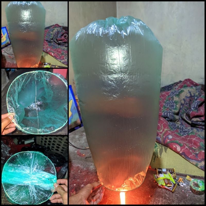 Jual lampion plastik sumbu awet aman | Shopee Indonesia