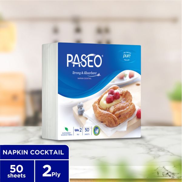 Jual Tissue paseo napkin cocktail 50'S 2ply | Shopee Indonesia