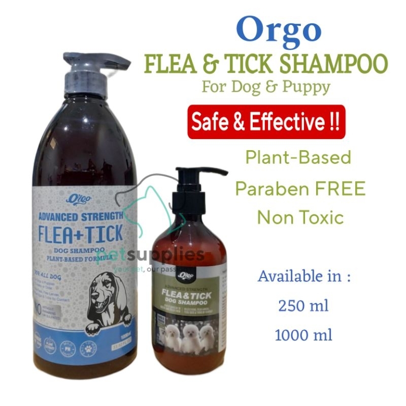 Jual Shampoo Kutu Anjing ORGO FLEA AND TICK Advanced Strength Non Toxic ...
