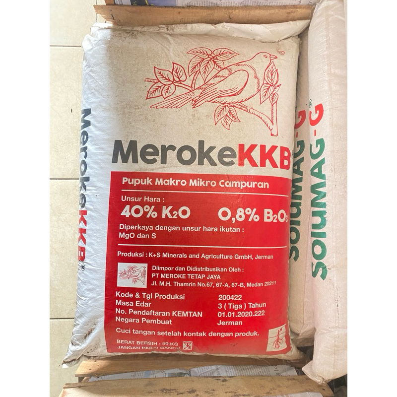 Jual PUPUK MEROKE KORN-KALI+B 50 KG KEMASAN PABRIK | Shopee Indonesia