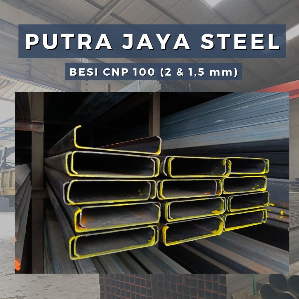 Jual BESI KANAL CNP 100 ( 100 x 35 x 1,6 / 2,0) | Shopee Indonesia