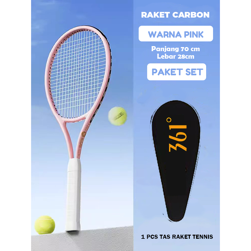 Jual raket tenis/Raket bola tenis/Raket tenis tunggal/raket tenis ...