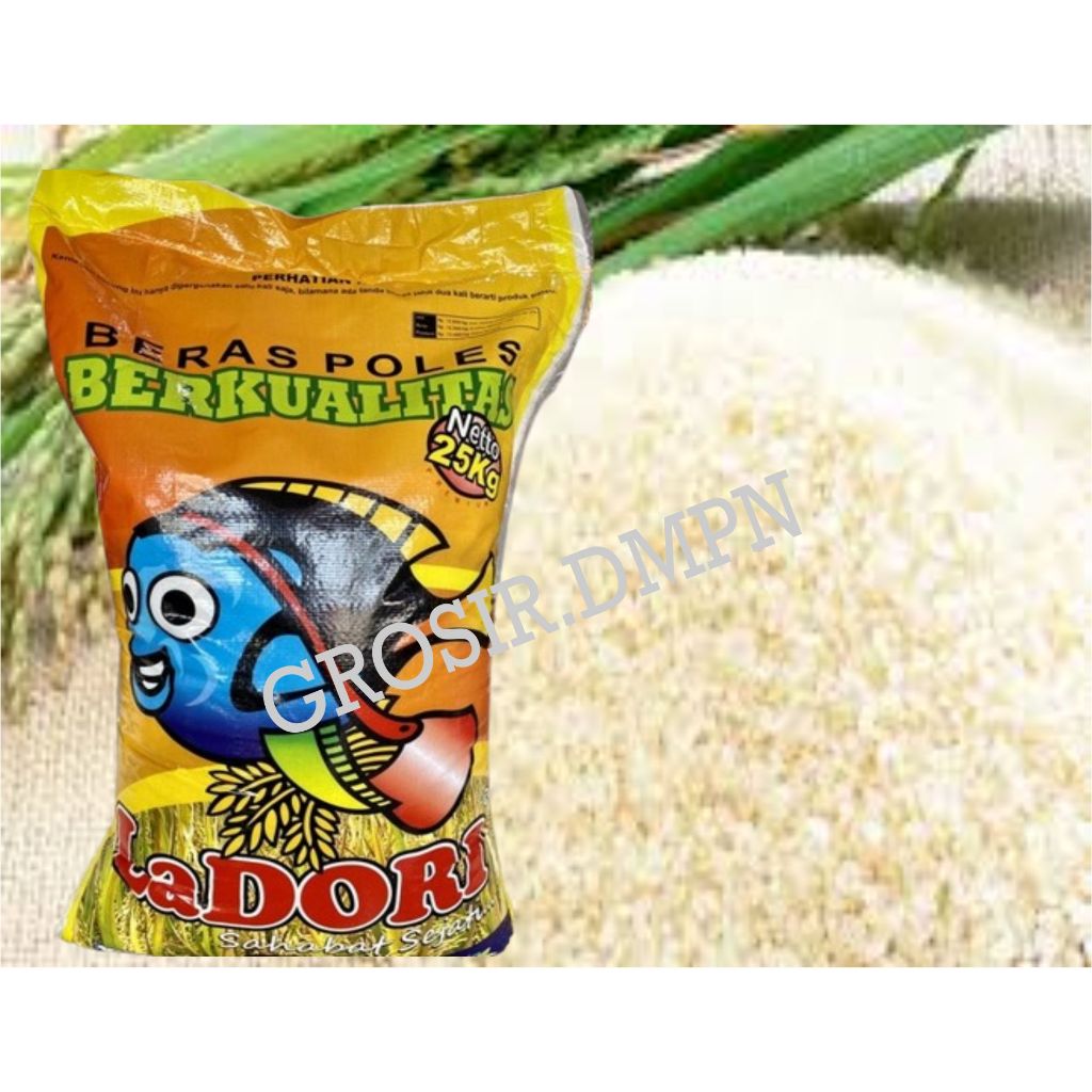 Jual BERAS PREMIUM MEREK LADORI 25kg | Shopee Indonesia