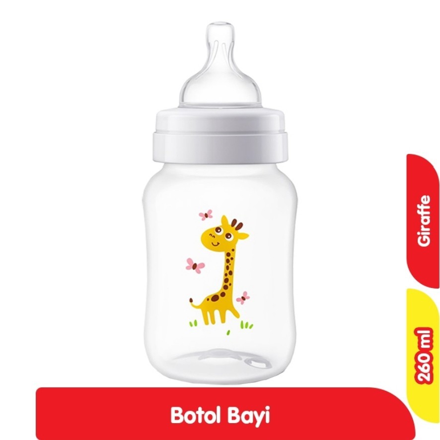 Jual Philips Avent Botol Susu Bayi Classic+ Giraffe 260 ml | Shopee ...