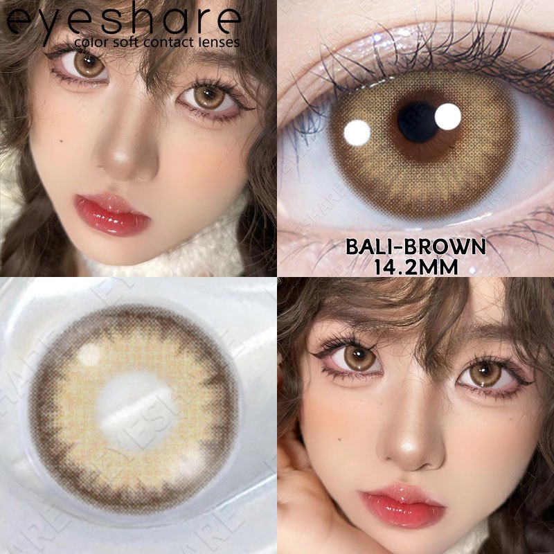 Jual Eyeshare Black Softlens 14.5mm Big Eyes Natural Korea New Softlens ...
