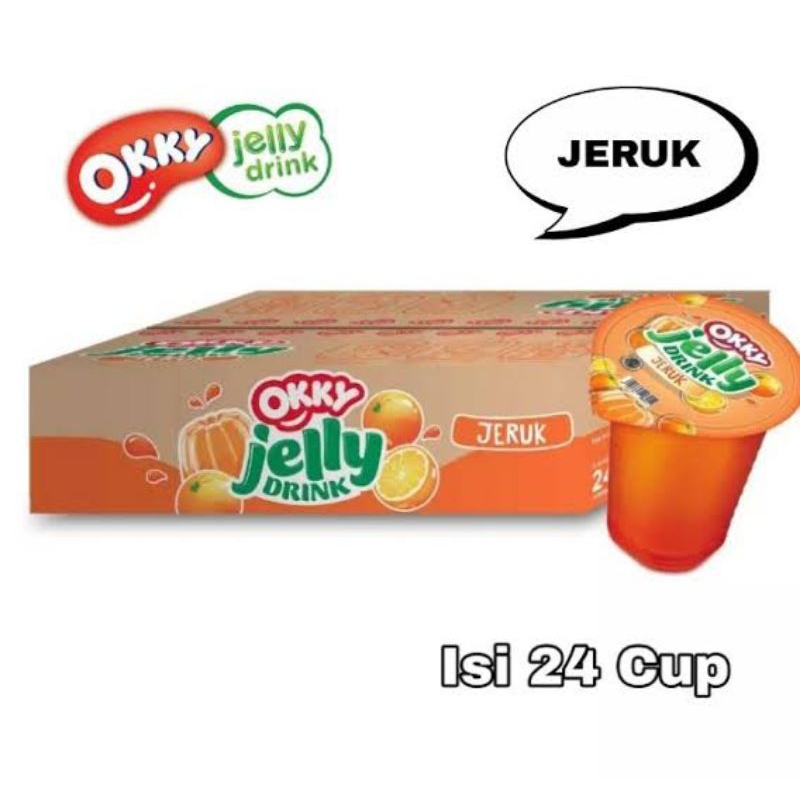 Jual OKKY JELLY DRINK JERUK 145 ML, 1 DUS isi 24 PCS | Shopee Indonesia