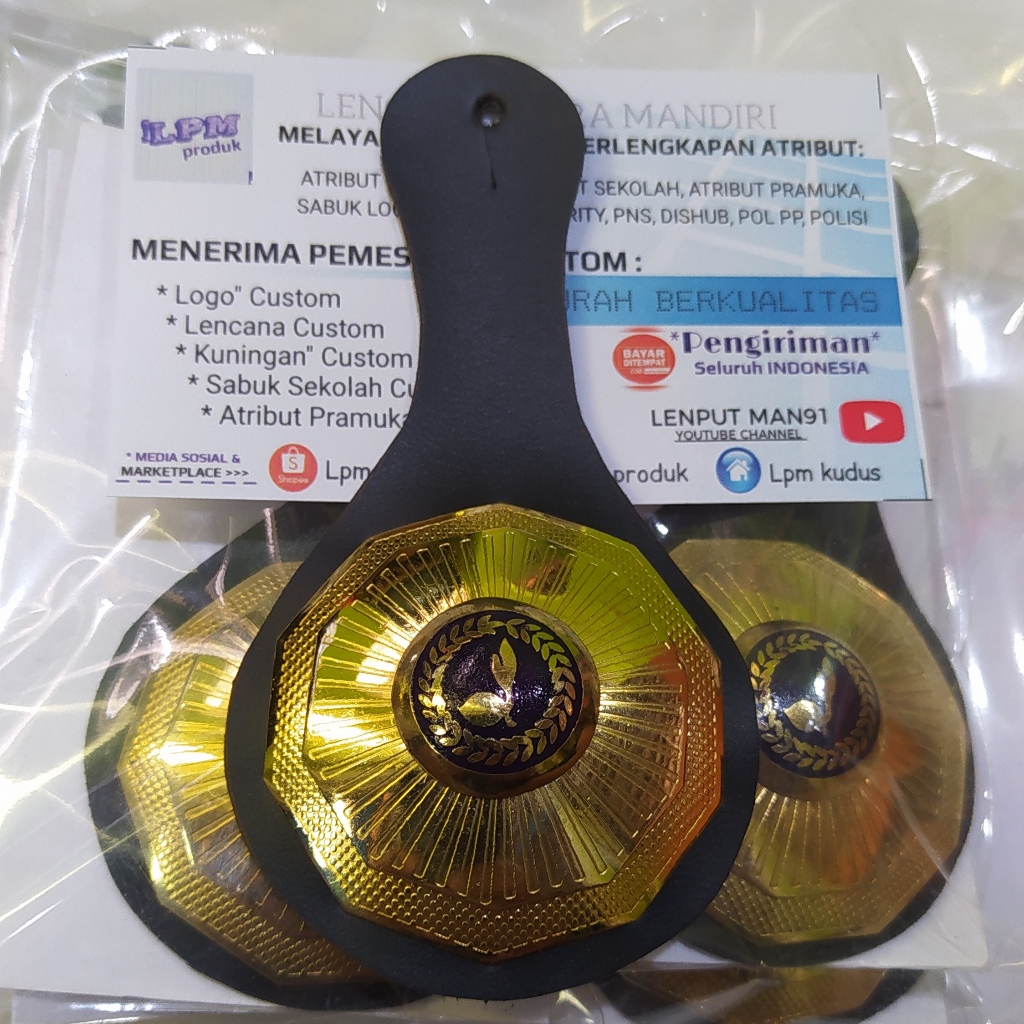 Jual Tanda Jabatan Andalan Ranting Cabang ( BAHAN ASLI KUNINGAN ...