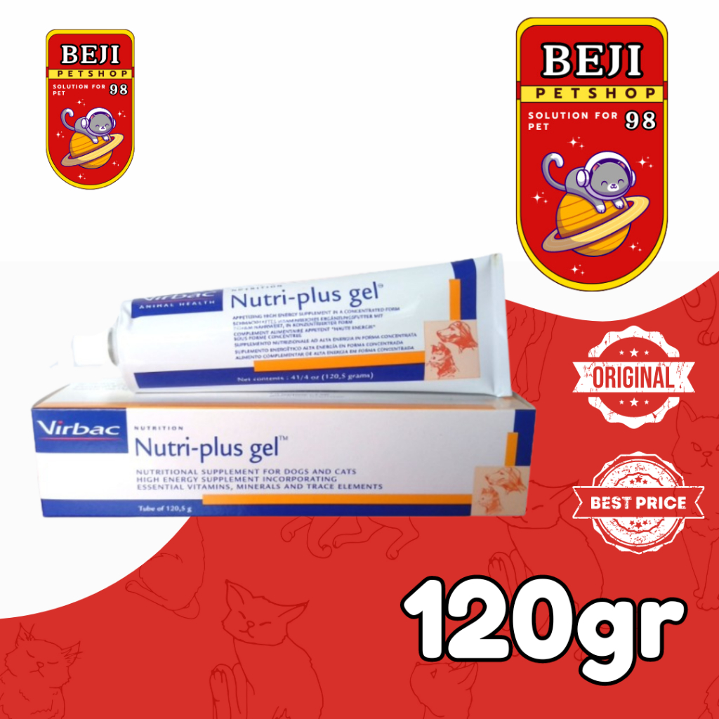 Jual Nutriplus Gel 120gr - Nutri plus Gel Suplemen Vitamin Kucing ...