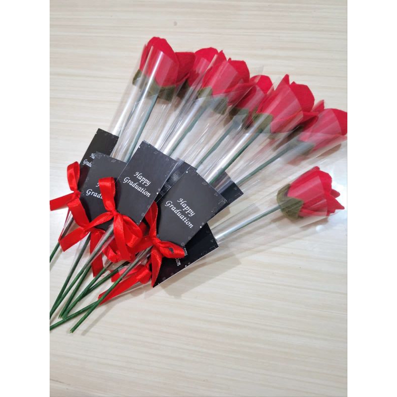 Jual Buket Bunga per tangkai satuan Baby pink | Buket hari guru Buket ...