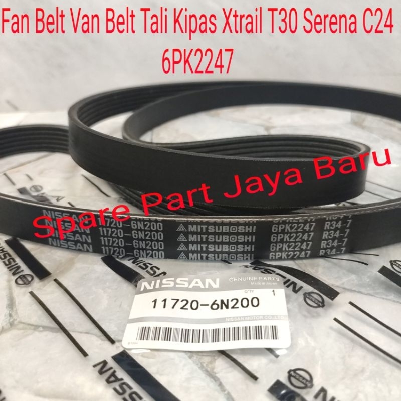 Jual Van Belt Fan Belt Tali Kipas Serena C24 2004-2012 6PK2247 Original | Shopee Indonesia