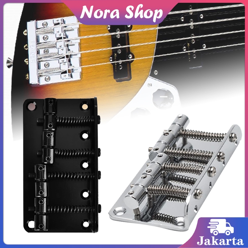 Jual Bridge Jazz Bass 4 String Bridge Bass Monorail Untuk Gitar Bass ...