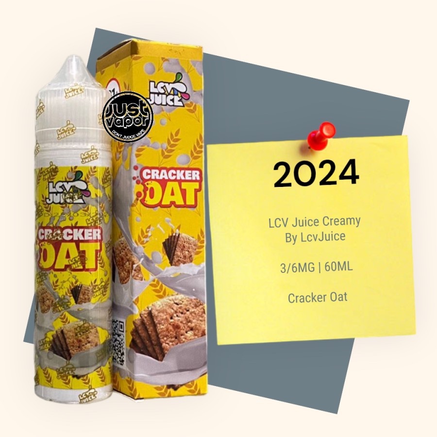 Jual LCV Juice Cracker Oat 60ML by LCV / Authentic - Liquid LCV Cracker ...