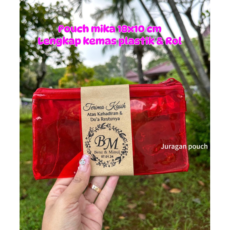 Jual (minimal order 100)pouch mika souvenir pouch souvenir dompet ...