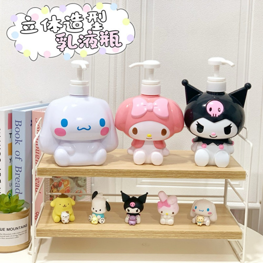 Jual Botol pump tempat sabun wadah sabun cair sanrio cinnamoroll kuromi ...