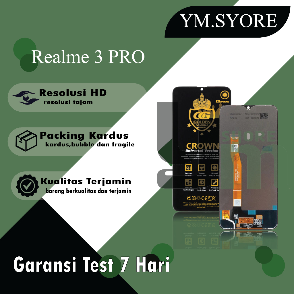 Jual LCD REALME 3 PRO RMX1851 / REALME X LITE TOUCHSCREEN FULLSET ...