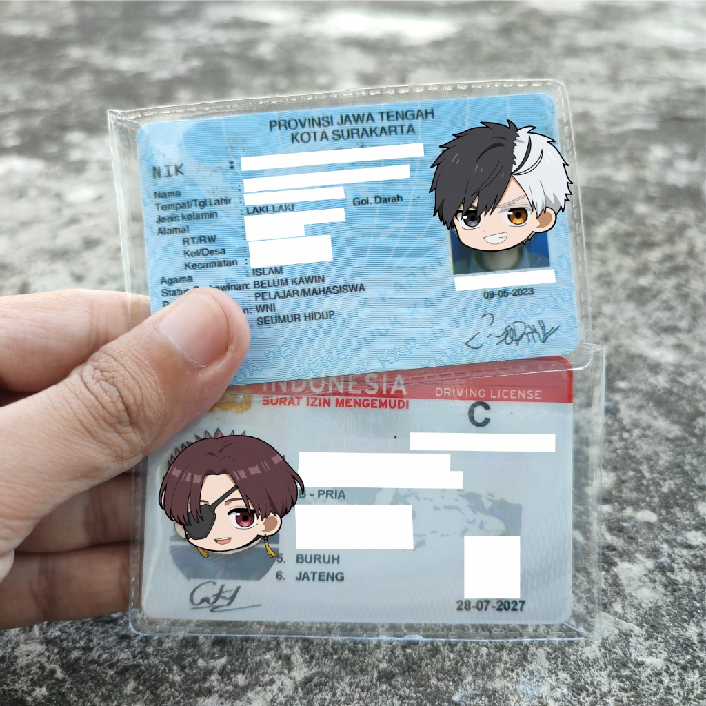 Jual Cover KTP / SIM Anime Wind Breaker - Sampul Pelindung Anti Gores ...