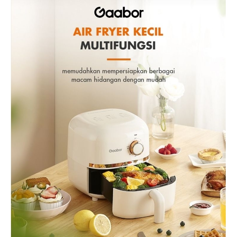 Jual air fryer Gaabor 2 liter AF 20M - List gold | Shopee Indonesia