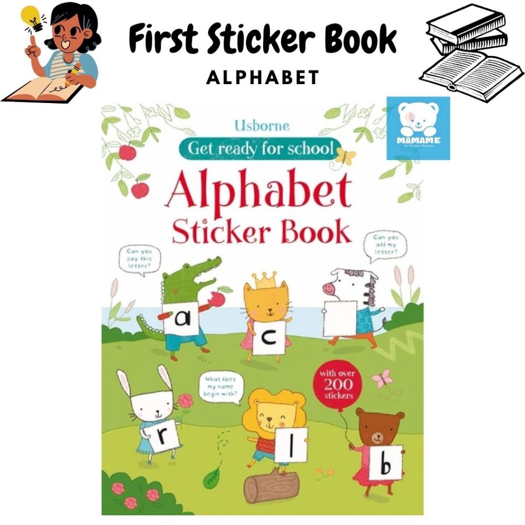 Jual [MAMAME]First Sticker Book // Buku Stiker Dan Bacaan Anak-anak ...