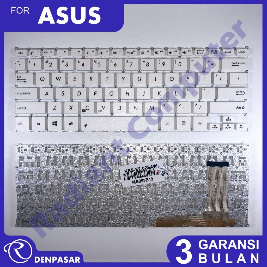 Jual Keyboard Asus E202 E202M E202MA E202S E202SA TP201SA PUTIH ...
