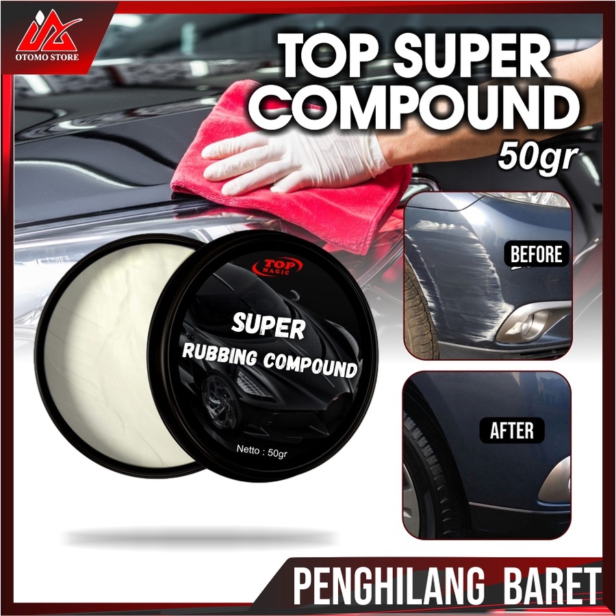 Jual TOP SUPER RUBBING COMPOUND Ampuh Menghilangkan Noda Baret Lecet ...