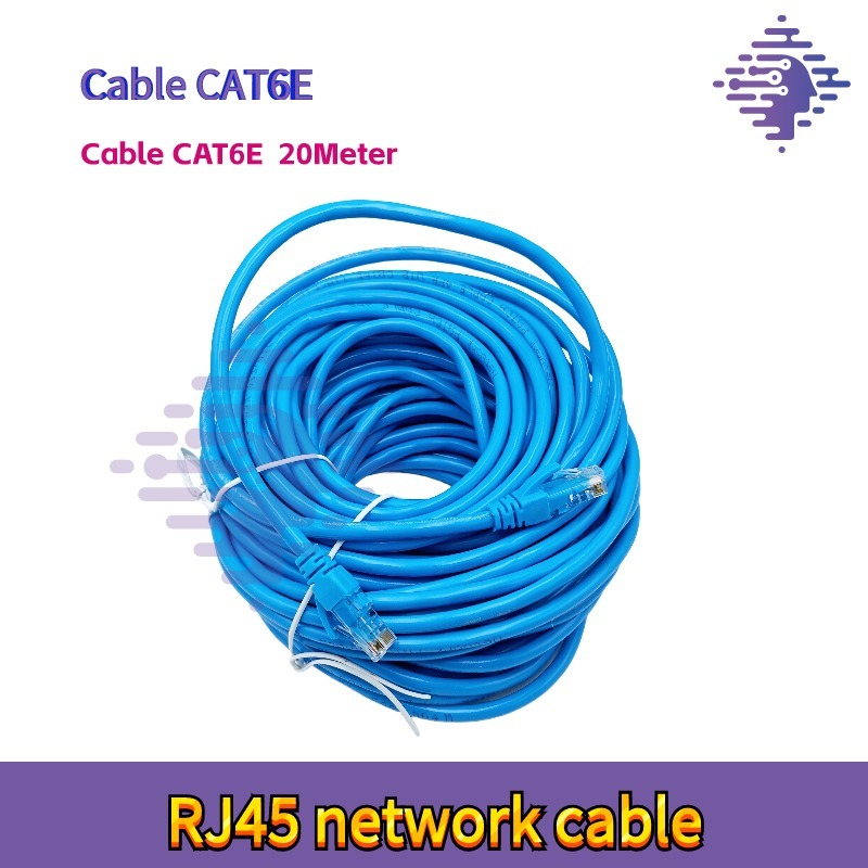 Jual Cat6E Kabel 20M Lan Ethernet Network Cable Kabel LAN UTP 20meter | Shopee Indonesia