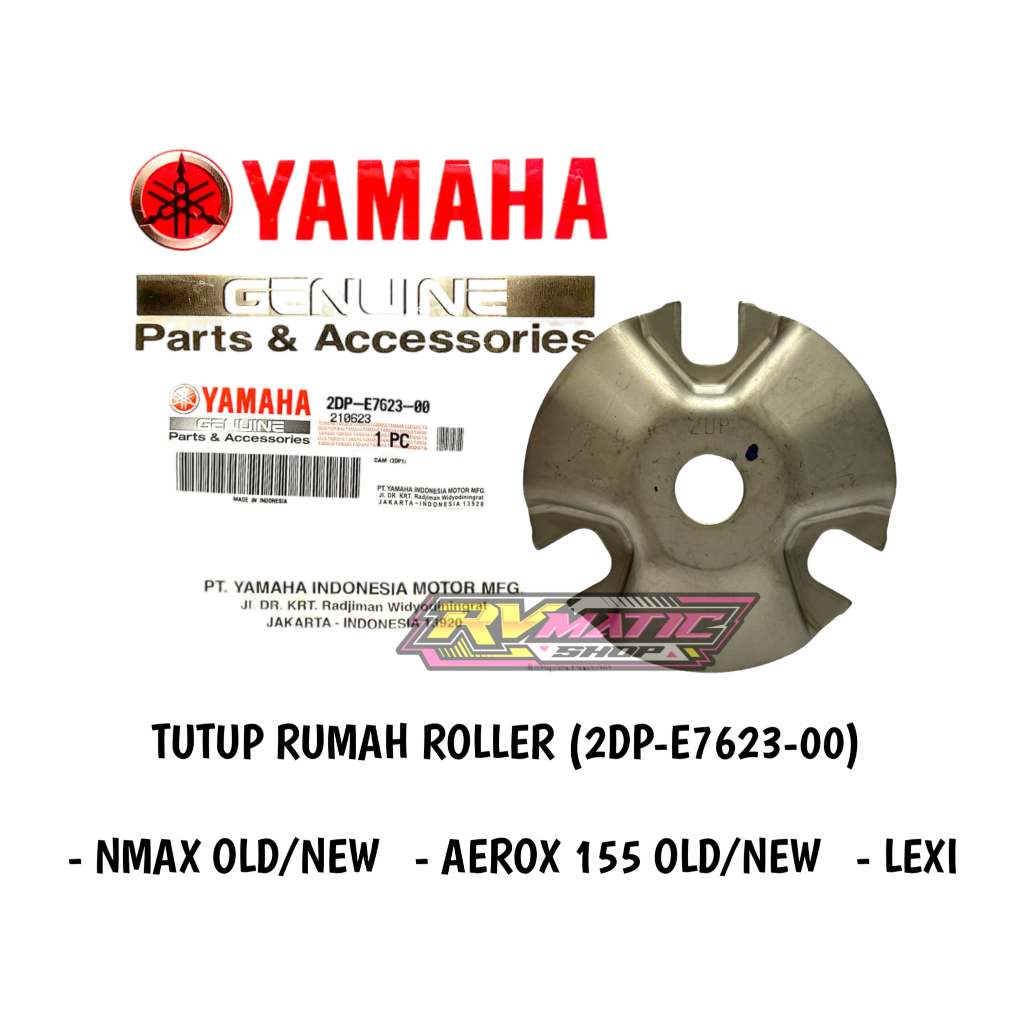 Jual CAM PLAT TUTUP RUMAH ROLLER NMAX AEROX LEXI ORIGINAL YAMAHA (2DP ...
