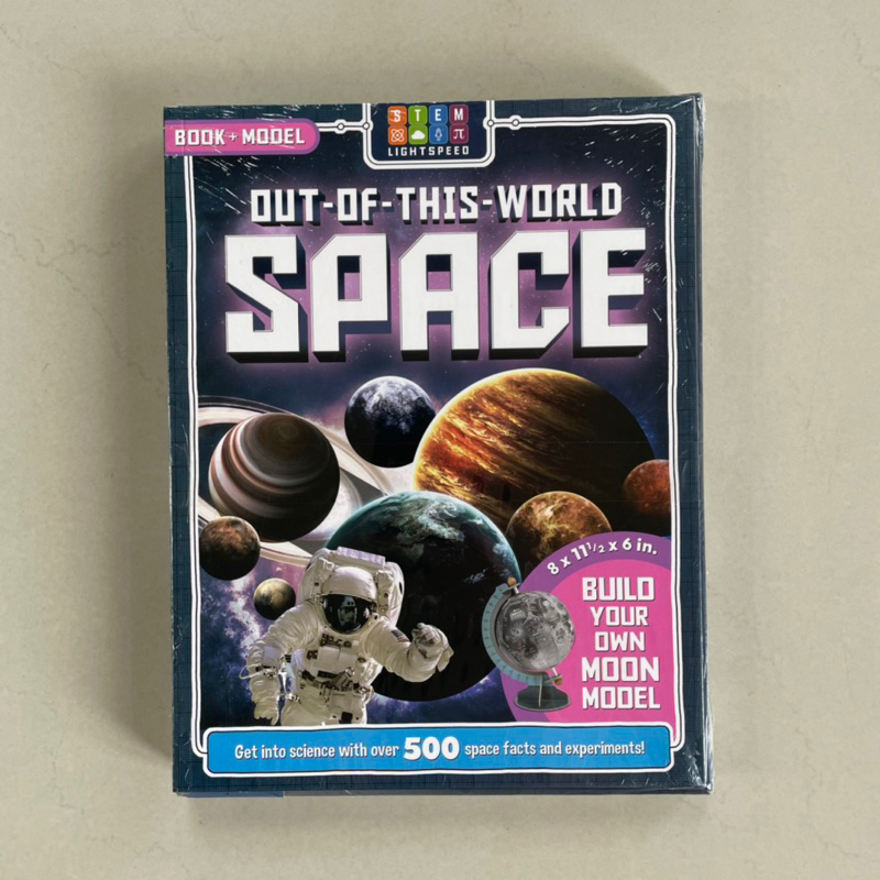 Jual Buku ORI | Out of this World Space Book + Model Moon Set Import ...