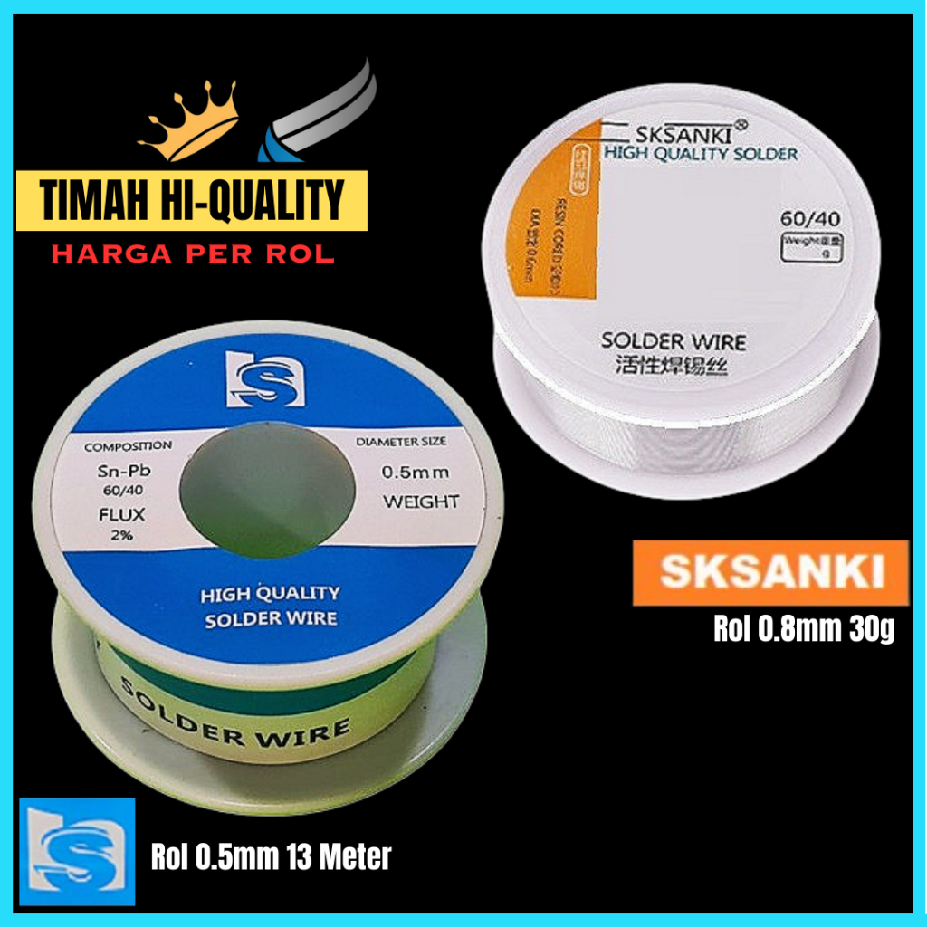 Jual Kawat Timah Wire Tenol Solder Soldering Rol Gulung High Quality ...