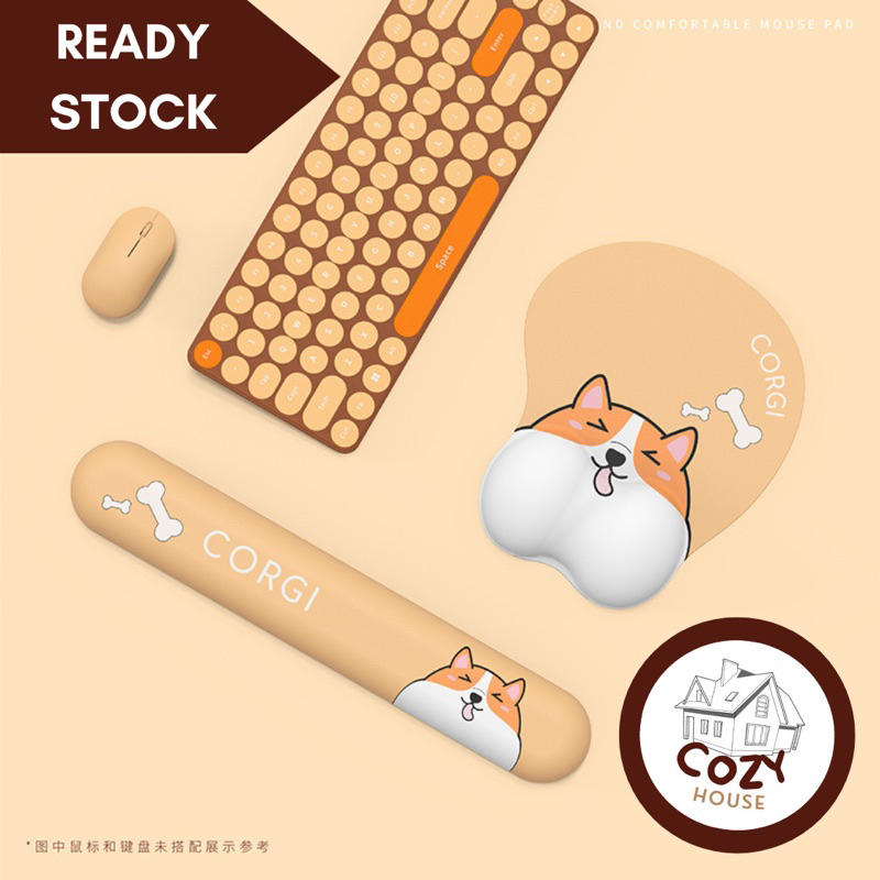 Jual Premium Keyboard Wrist Rest Pad / Mouse Pad Wrist Rest Pad Stick ...