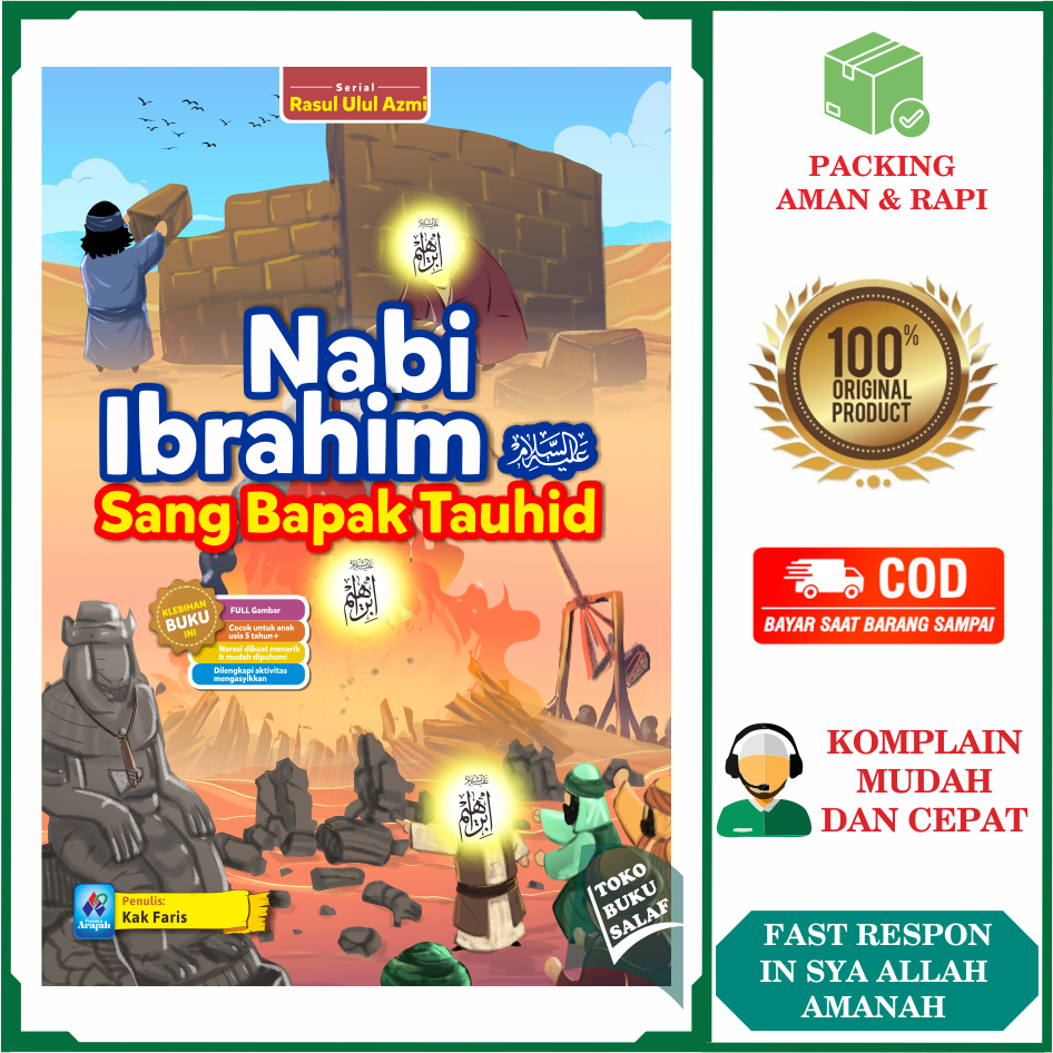 Jual Nabi Ibrahim Sang Bapak Tauhid Serial Ulul Azmi Kisah Para Nabi ...