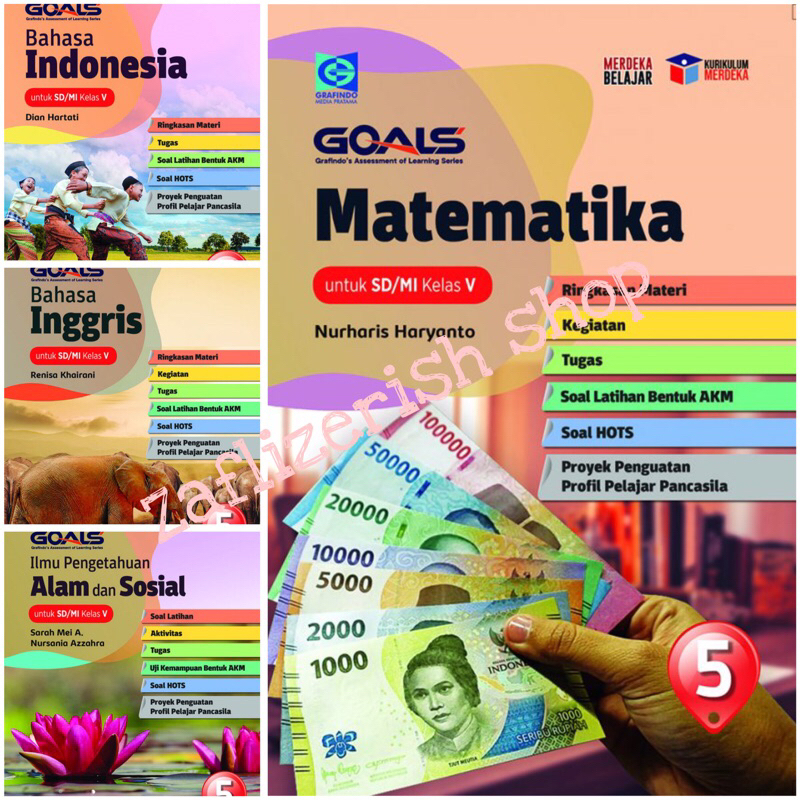 Jual Buku Goals kelas V-5 SD/MI Kurikulum Merdeka - Grafindo | Shopee Indonesia