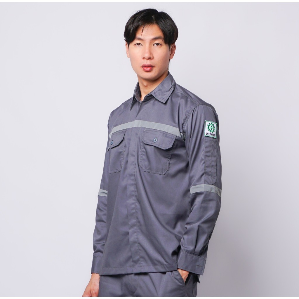 Jual Baju Seragam Safety Kemeja Wearpack Lengan Panjang Baju Kerja ...