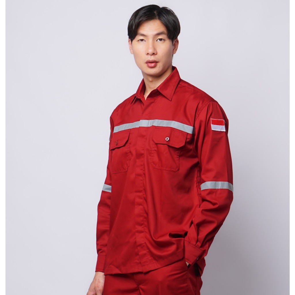 Jual Baju Proyek Marun Bengkel Mekanik Kerja Teknik Tambang Wearpack ...
