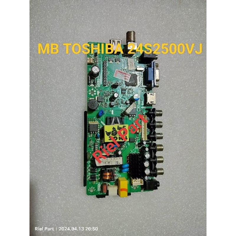 Jual MB - MAINBOARD - MOBO - MESIN - MOTHERBOARD TV LED TOSHIBA 24S2500VJ - 24S2500 VJ | Shopee ...