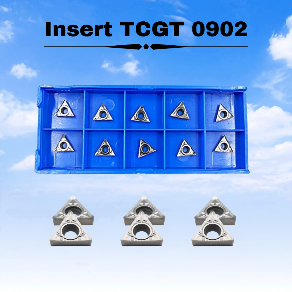 Jual Insert Alumium TCGT 0902 insert bubut segitiga TCGT09 untuk ...
