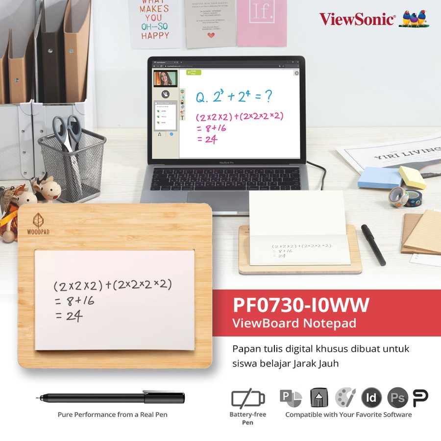 Jual ViewSonic ViewBoard Notepad PF0730-I0WW Portable Digital Writing ...