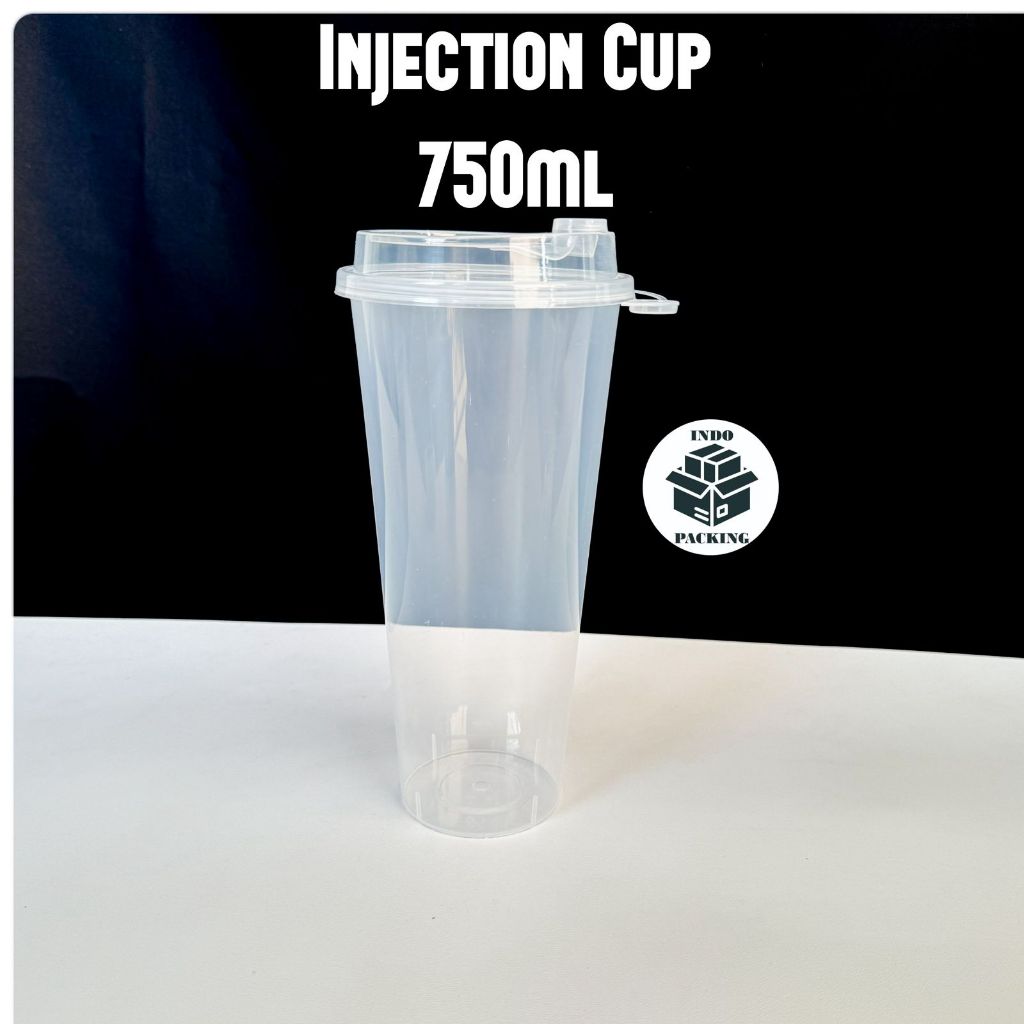 Jual (isi 25) Injection Cup 700ml / Gelas Thinwall Strawless / Plastic ...