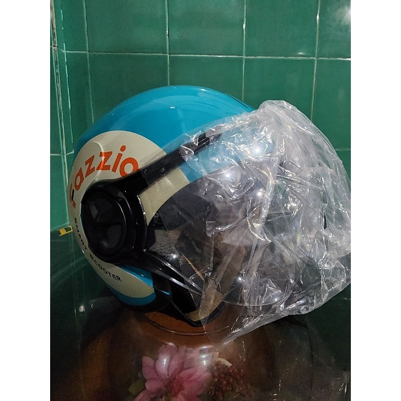 Jual Helm Yamaha Fazzio Biru Ori 100% | Shopee Indonesia