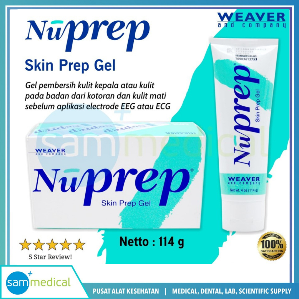 Jual NuPrep Skin Prep Gel Abrasive Gel EEG / gel pembersih kulit @ PER ...