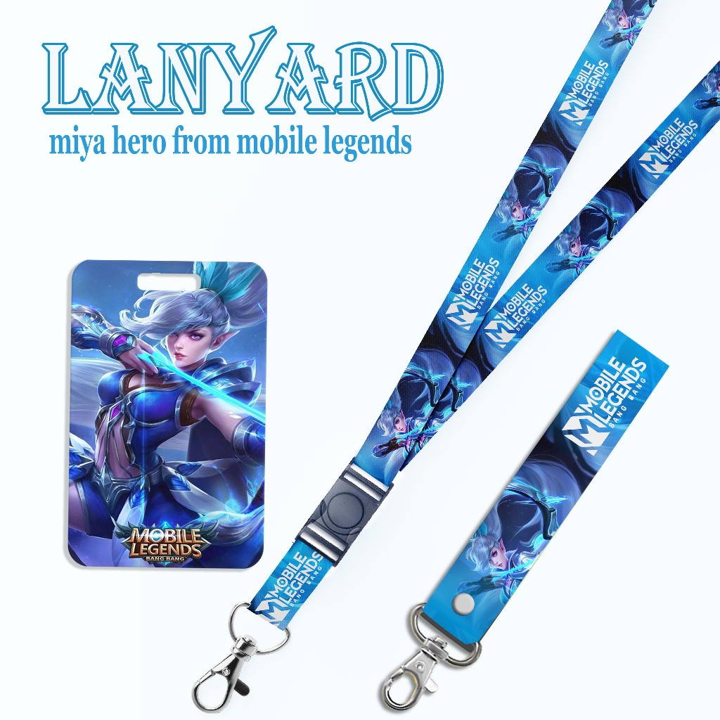 Jual STRAP LANYARD CARD HOLDER Miya Mobile Legends Gantungan Kunci, Handphone, ID Card | Shopee ...